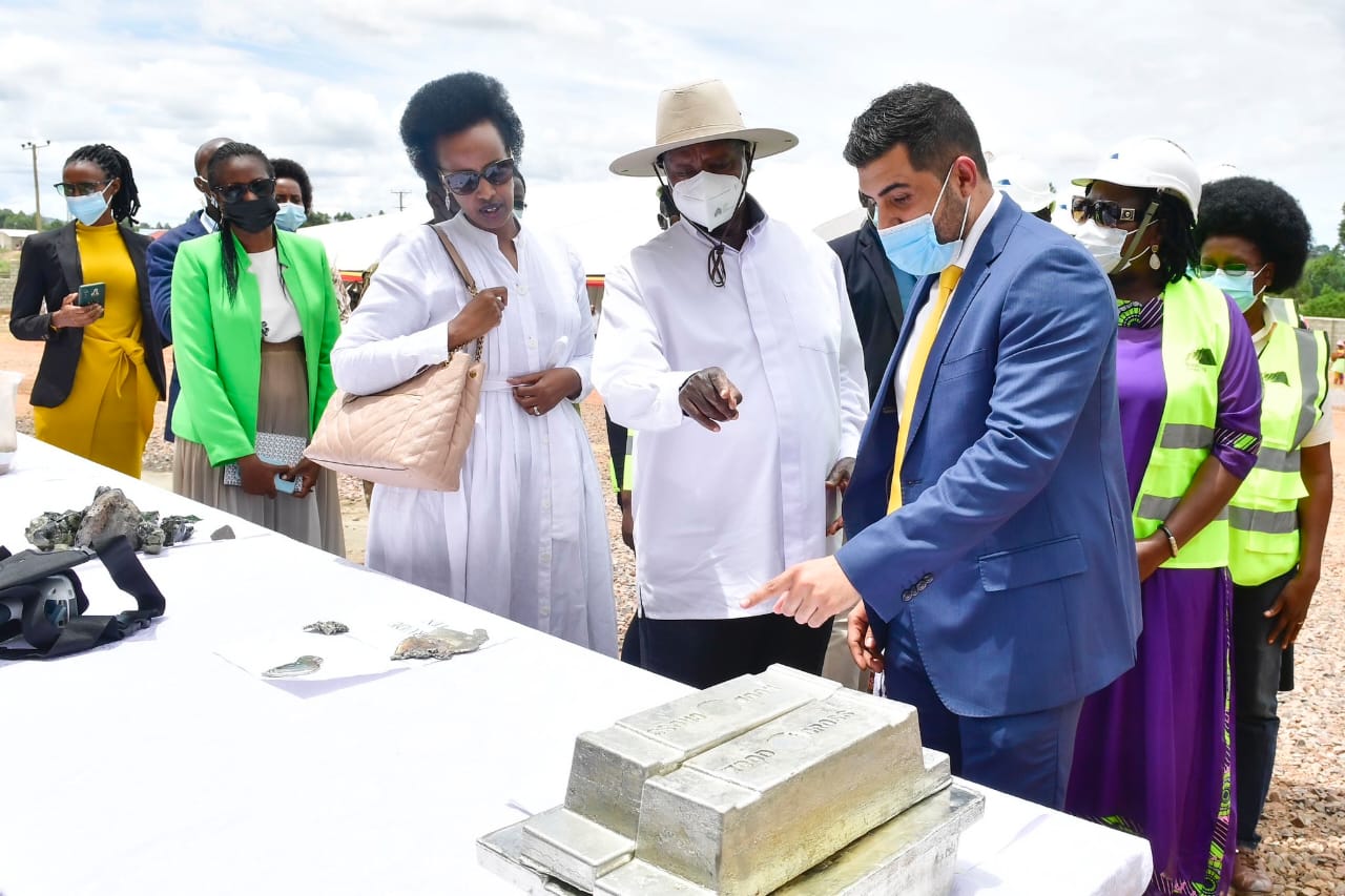 President Museveni launches first ever tin smelting refinery in Uganda ...